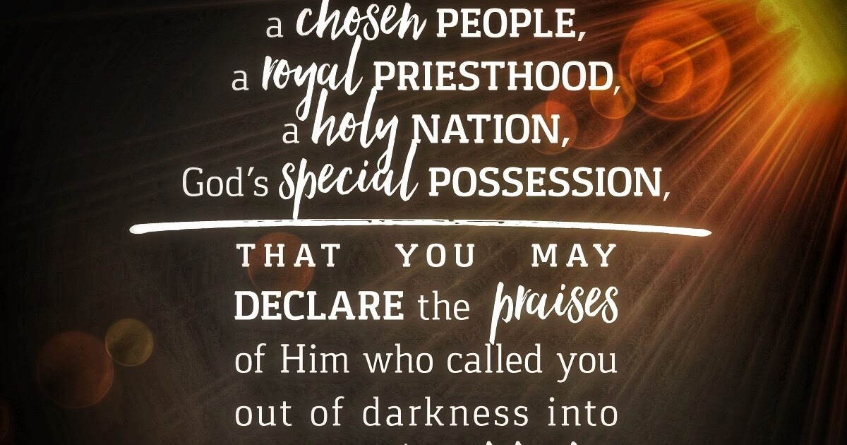 From the Mind of a Krazee Preacha Woman: "But we are a holy nation ...