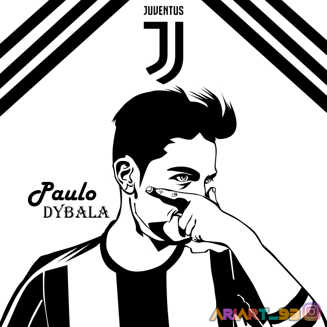 Dybala Line Art By ASG