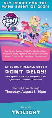 Equestria Daily - MLP Stuff!: Tickets On Sale for My Little Pony Live Shows