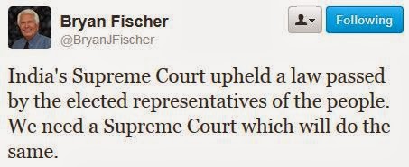 Bryan Fischer Celebrates India - Joe.My.God.