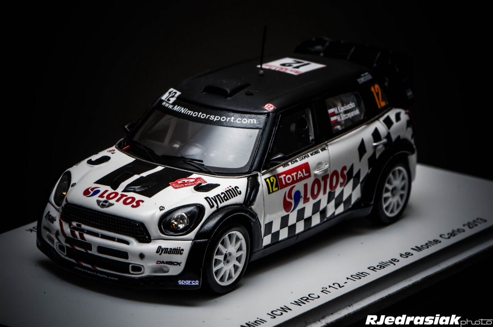 Miniatury rajdowe: Mini John Cooper Works WRC [Spark]