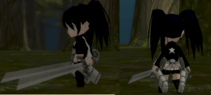 Black Rock Shooter BRS Skin AOTTG - Attack On Titan Tribute Game