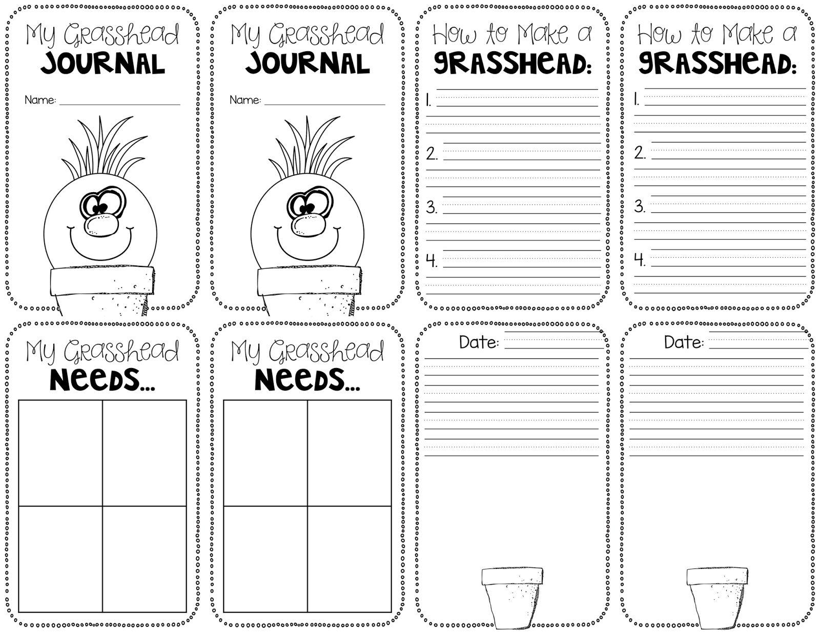 I Teach First: 1st Grade Teaching Resources: Grassheads! (with Amanda ...