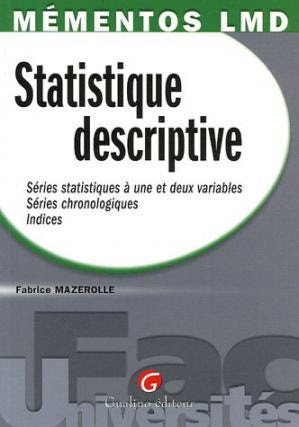 Télécharger : Statistique Descriptive - Série statistique à une et deux ...