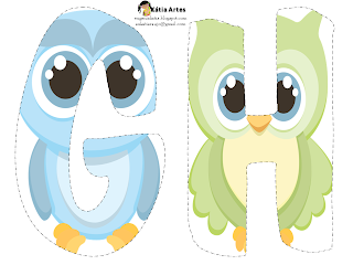 Alfabeto con lindos búhos. - Oh my Alfabetos!