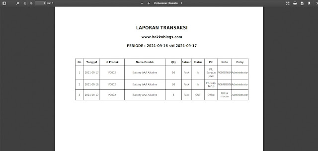 Aplikasi Inventory Stock Barang Berbasis Web dengan PHP, MySQLi dan ...