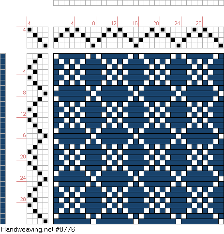 Trampled by Geese: Waffle weave samples in blue
