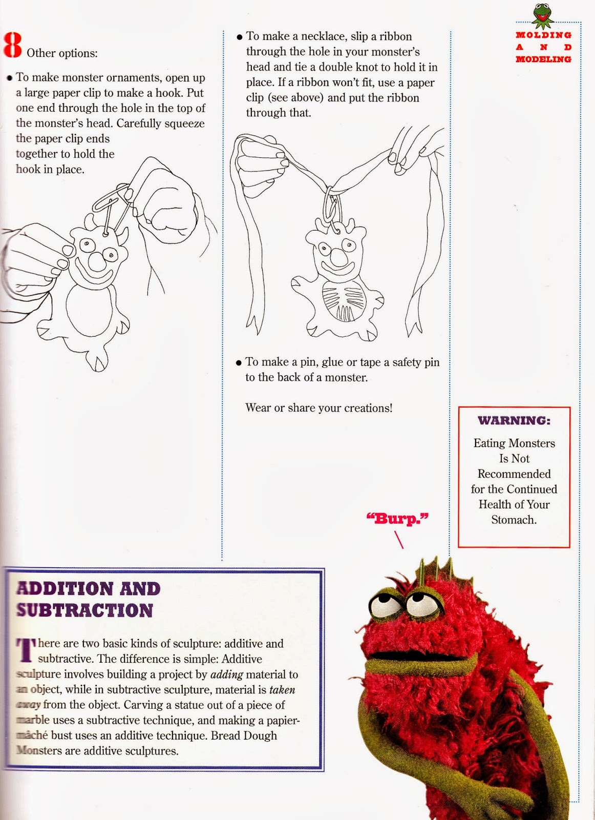Mixed-Up Monster Club: Bread Dough Monsters From "The Muppets Big Book ...