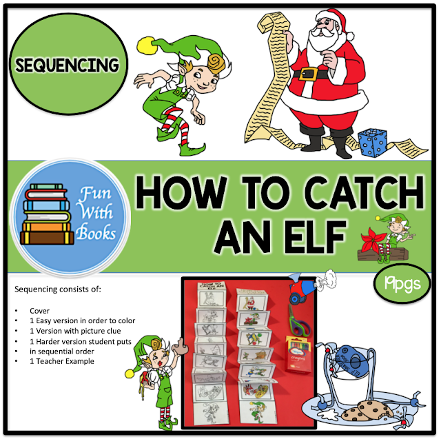 HOW TO CATCH AN ELF SEQUENCING ~ Book Units by Lynn