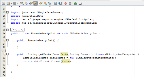 Scriptlets en el plugin de iReport en Netbeans - MultiWebX