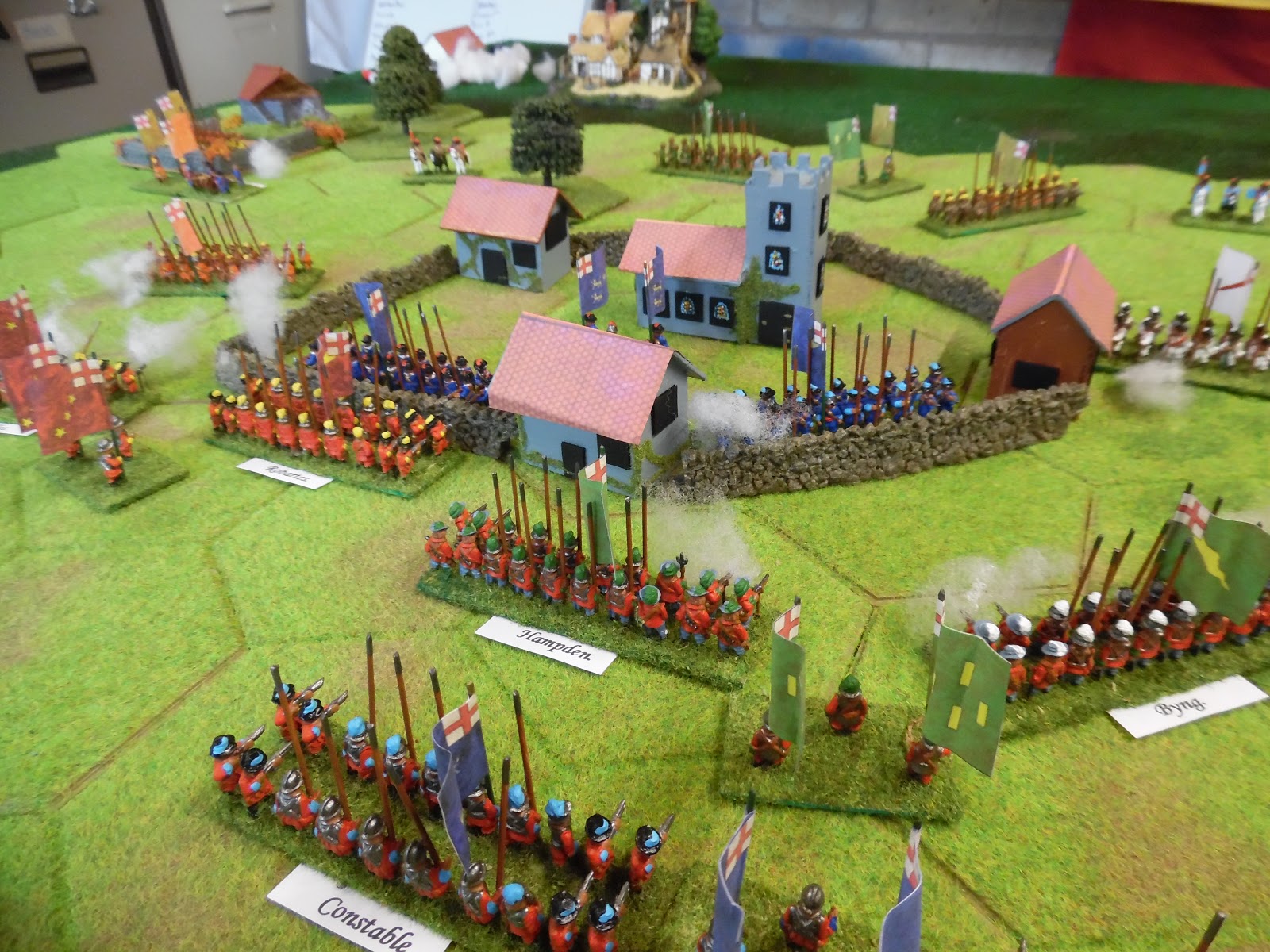 Westerhope Wargame Group: 15mm solo English Civil War game.