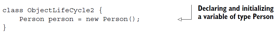 Java-Latte: Object declaration and creation in Java Java-Latte: Object declaration and creation in Java