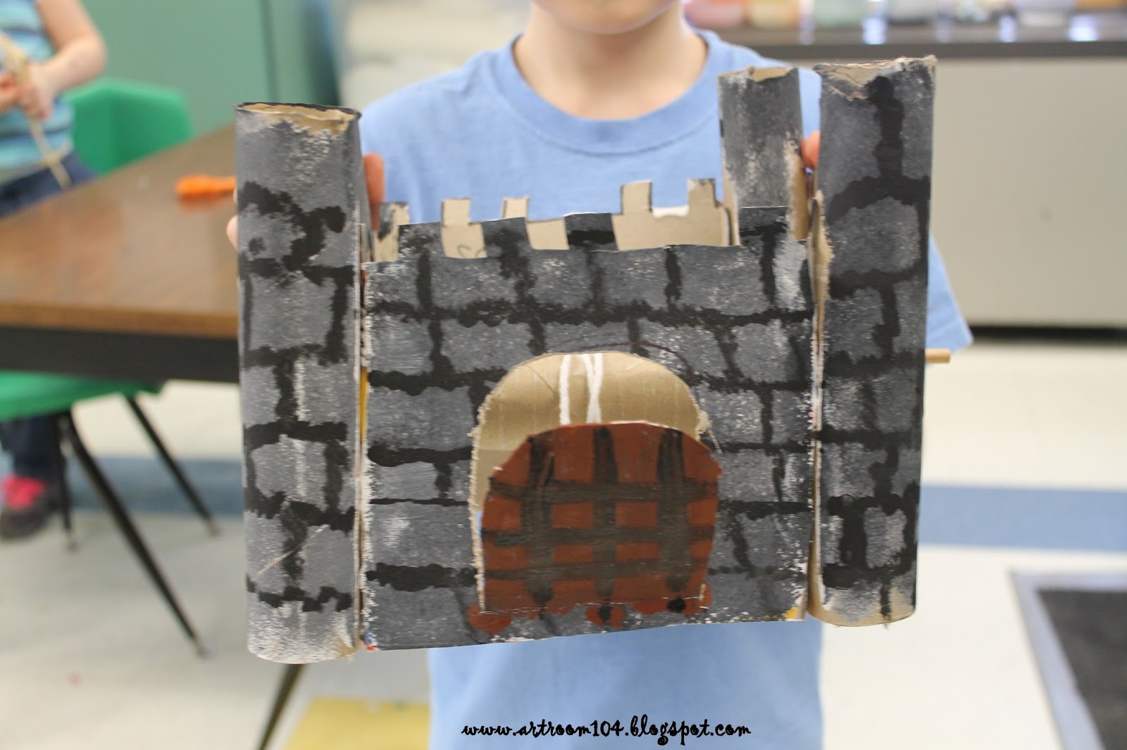 Art Room 104: 3rd Grade Castles & Science: Simple Machine Pulley Drawbridge
