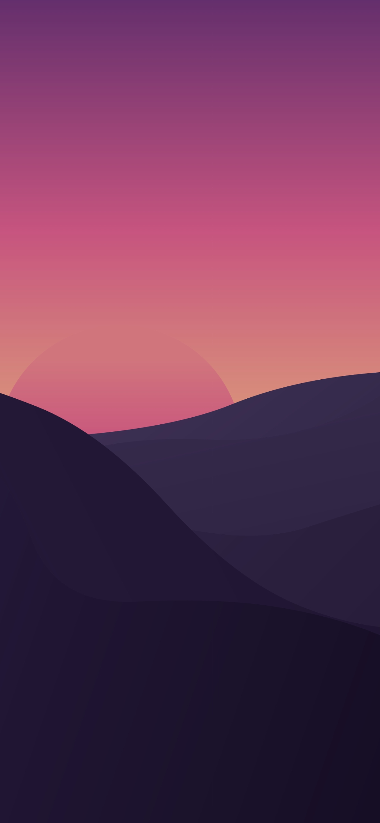Wallpaper for phone - Simple sunset