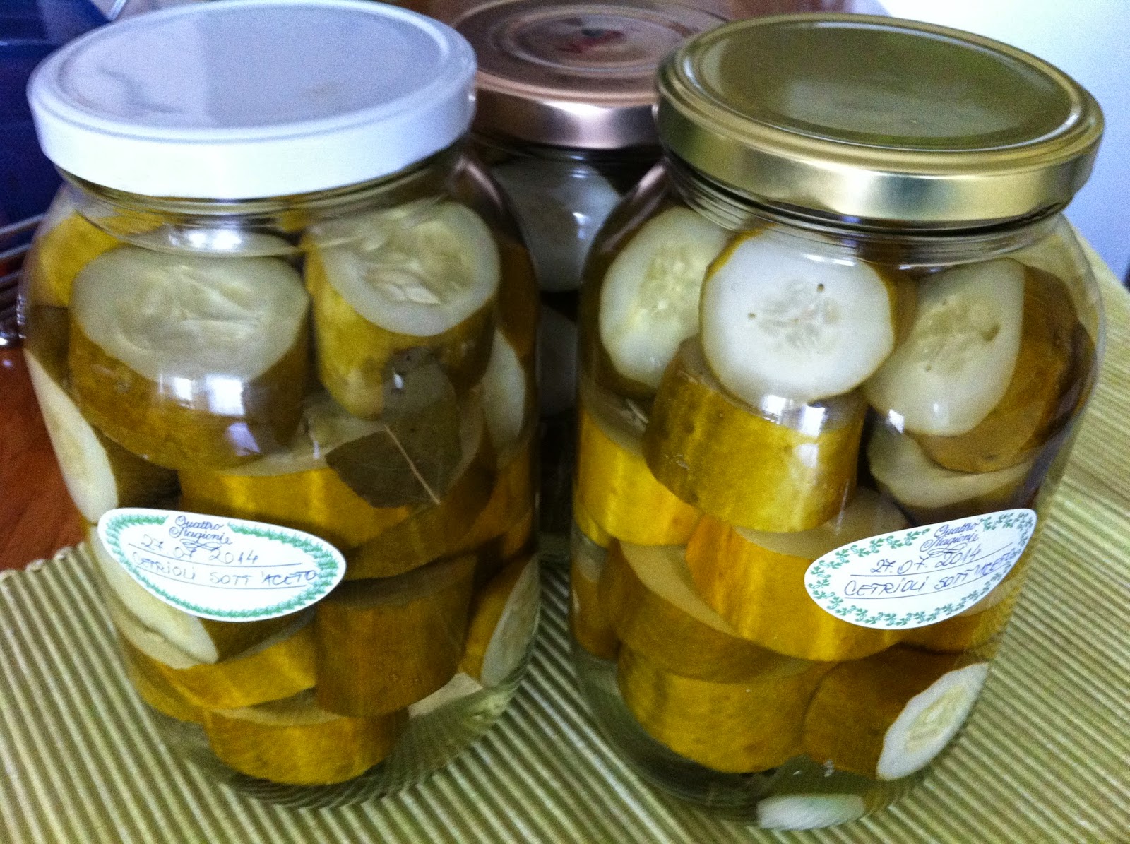 Cucina con Kristina...le delizie home made: Cetrioli sott'aceto