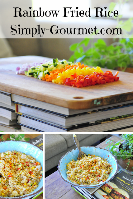 Simply Gourmet: Rainbow Fried Rice #vegan