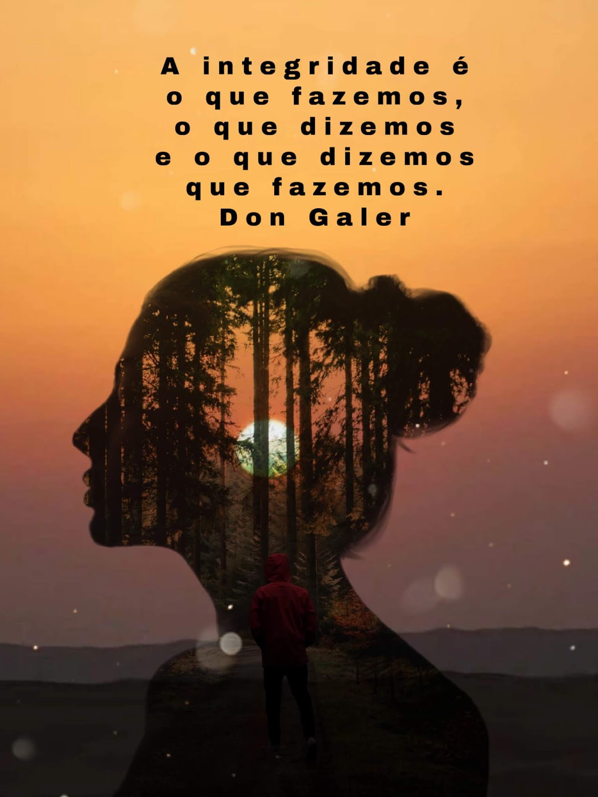 A integridade é o que fazemos, o que dizemos