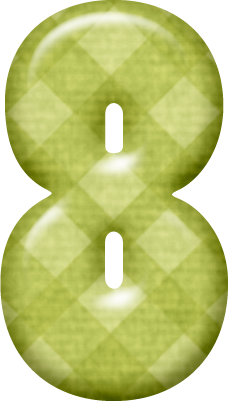 MOLDES DE LETRAS Y NÚMEROS: IMÁGENES DE NÚMEROS COLOR VERDE PARA IMPRIMIR