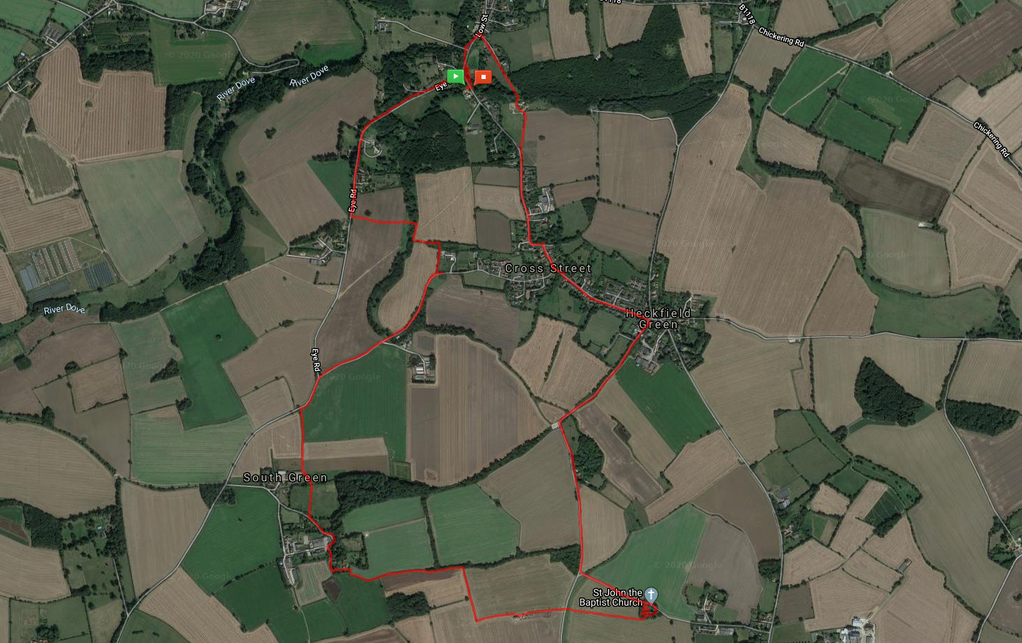 Reinterred: Ramblers Hoxne Walk