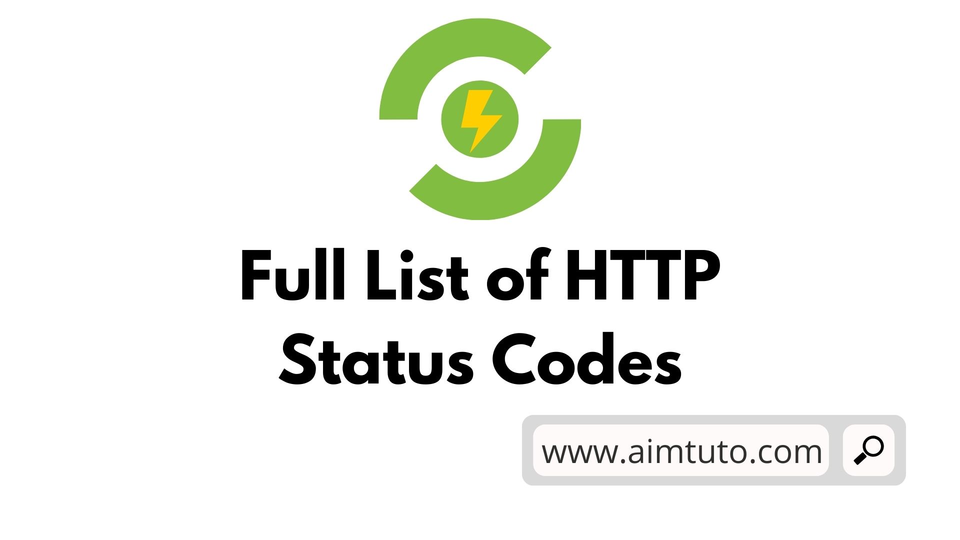 Full List Of HTTP Response Status Codes AiM Tutorials