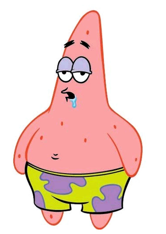 La Web Bob Esponja: Dibujos de Patricio Estrella para Imprimir