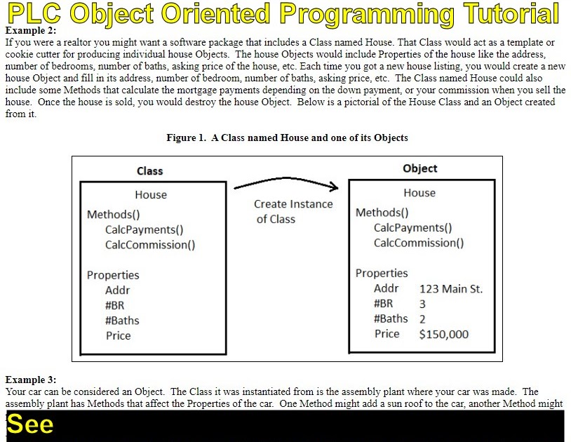 PLC OOP Programming Language Examples PLC OOP Programming Language Examples