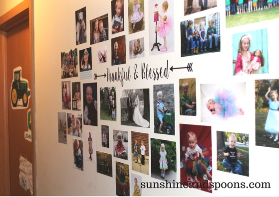 Sunshine and Spoons: Cheap and Easy DIY Picture Wall