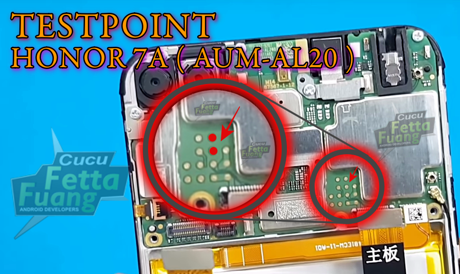 HUAWEI HONOR 7A AUM-AL20 TEST POINT - Tembel Panci