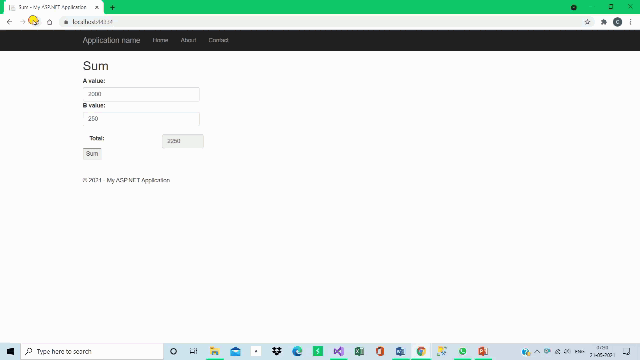 Infinity Coding Tamizha How To Sum Two Number Using Model And Javascript Without Controller In
