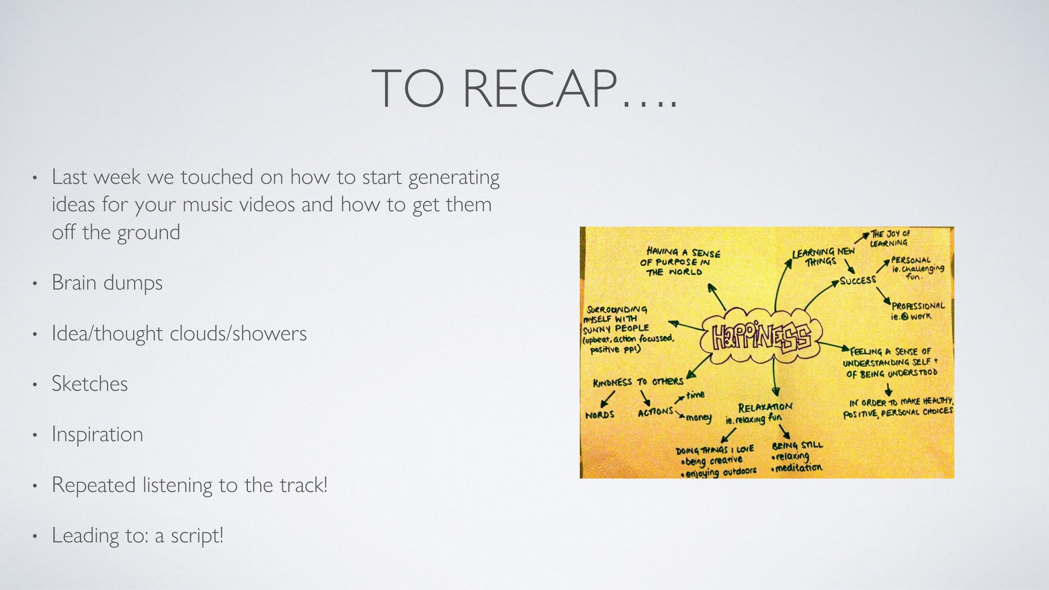 Rob Speranza – Employer Notes on Planning a Promo