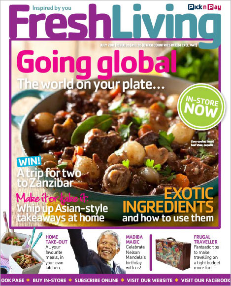 Working Girl: Pick n Pay Fresh Living Magazine