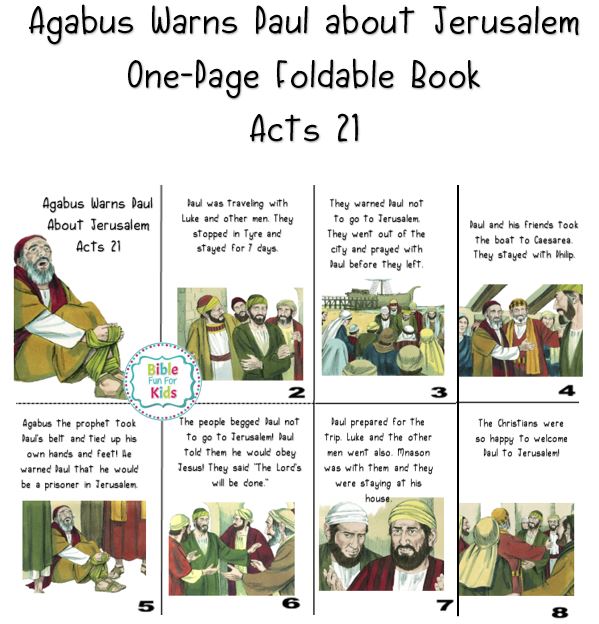 Agabus Warned Paul | Bible Fun For Kids
