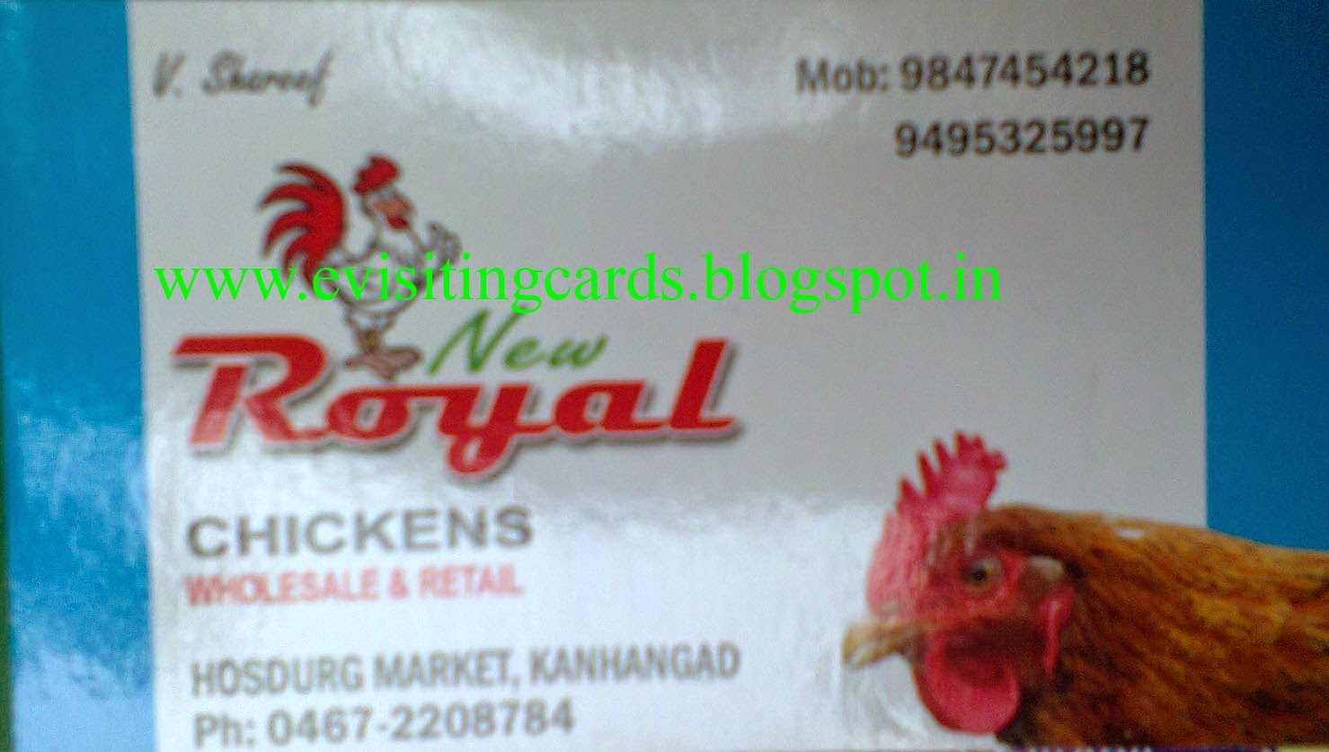 Visiting Card Directory: Chicken Dealers in Kanhangad