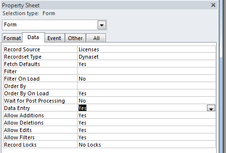 m1372899: Make a data entry form in access 2010