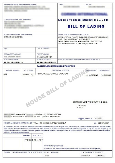 Pengertian, Fungsi dan Jenis Bill of Lading (BoL) - Ilmu Kapal dan Logistik