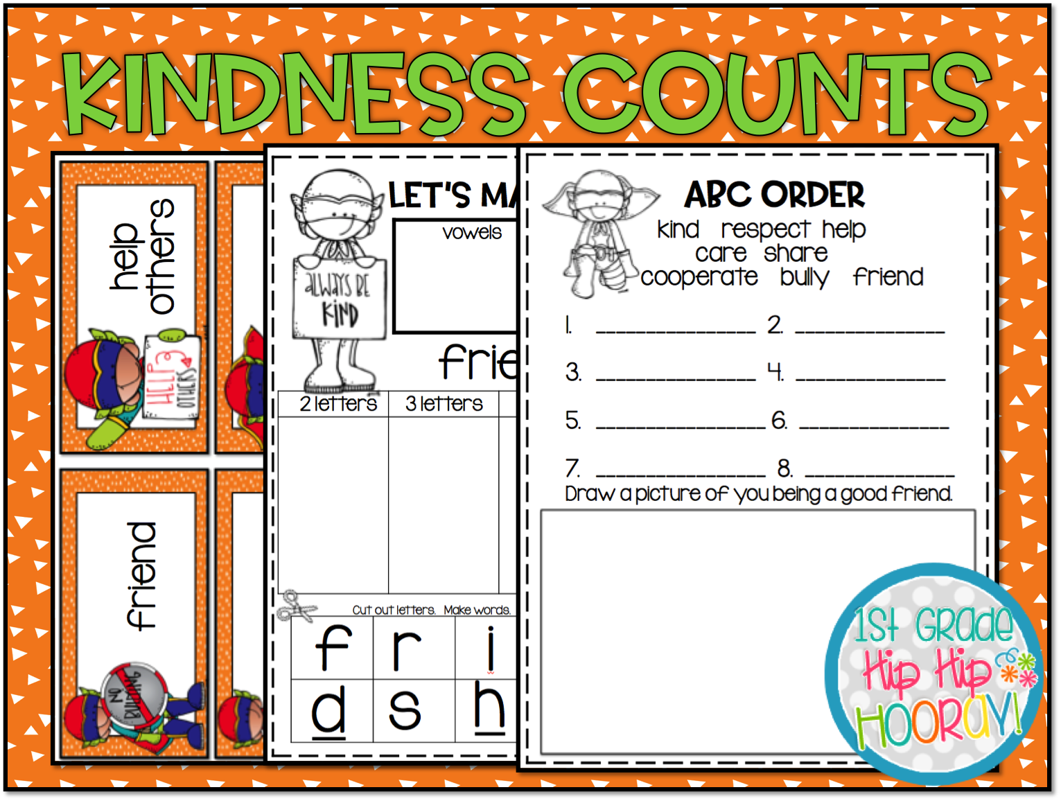 1st Grade Hip Hip Hooray!: Kindness