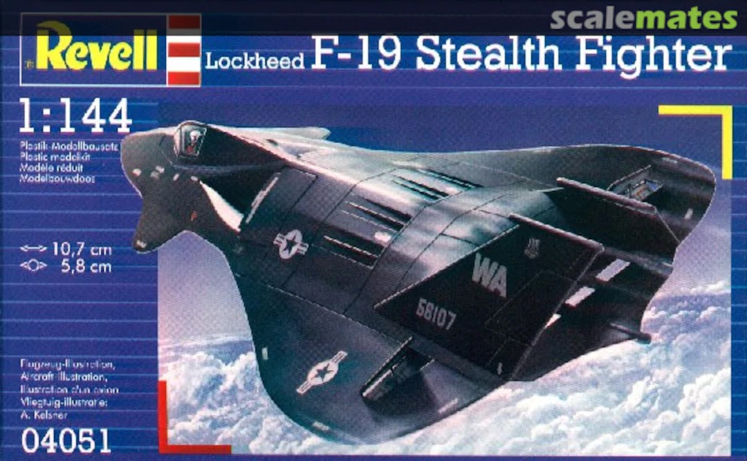Happyscale-Modellbau: Lockheed F-19 stealth fighter (fictional ...