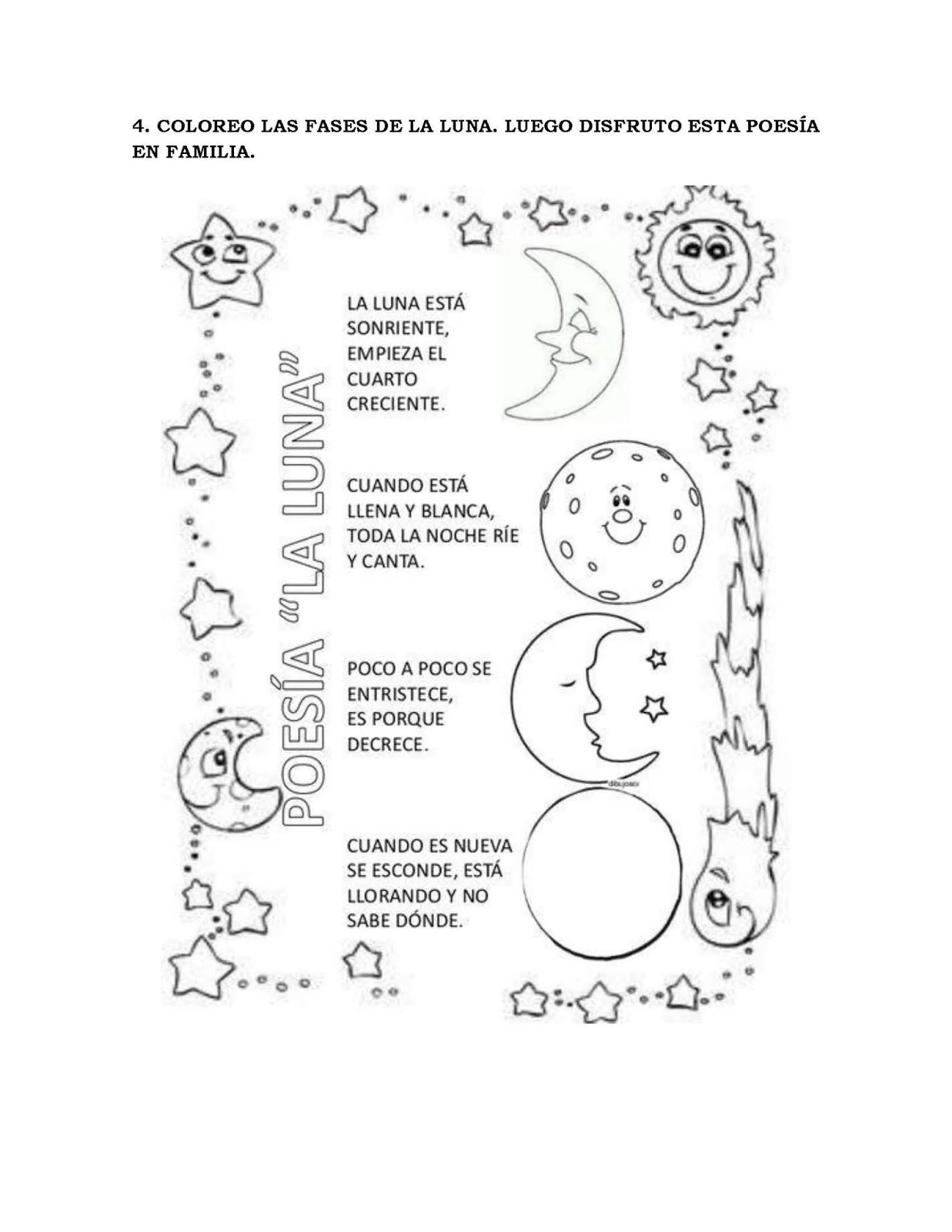 "APRENDEMOS EN CUARENTENA": 3° GRADO PARTE 4 "EL SOL Y LA LUNA"