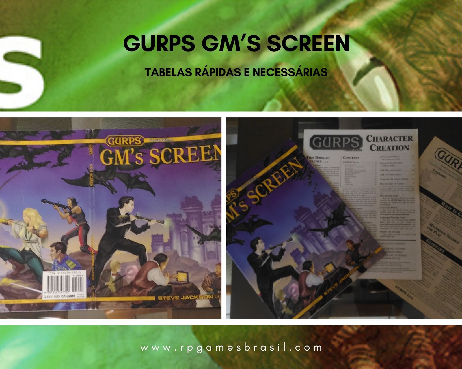 RPGames Brasil: GURPS GM’s Screen (4ª edição)