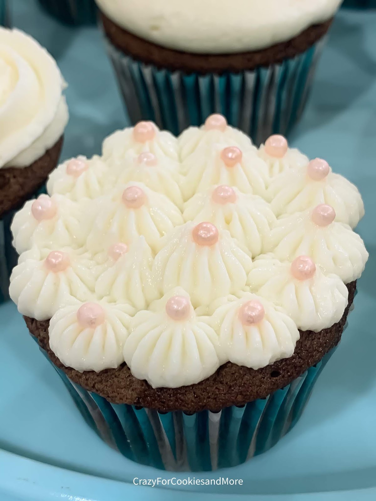 Mrs Mustard Chocolate Cupcakes with Cotton Candy Buttercream | Crazy ...