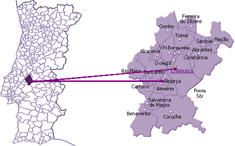 UCC Cham'Al: Área de Influência