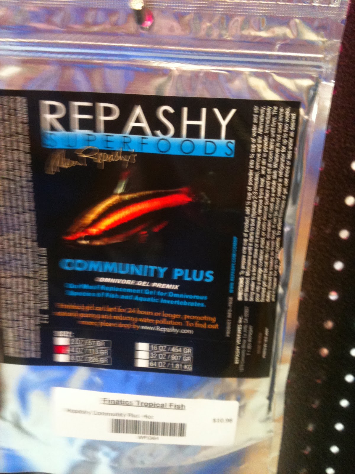 Finatics Tropical Fish : Repashy Foods- The Coolest Thing Ever!
