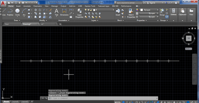 Cara Membagi Garis Secara Otomatis Dengan Mudah Pada AutoCAD 2017 - bagus3d Cara Membagi Garis Secara Otomatis Dengan Mudah Pada AutoCAD 2017 - bagus3d
