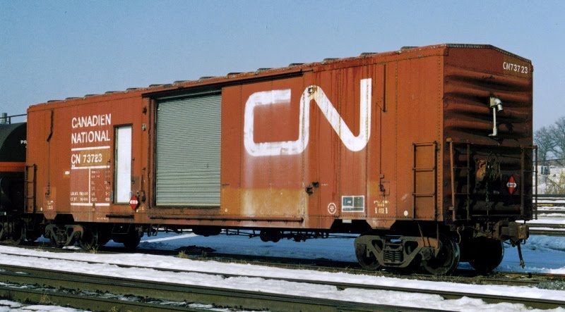 Trackside Treasure: CN Insulated Boxcars in MOW Service
