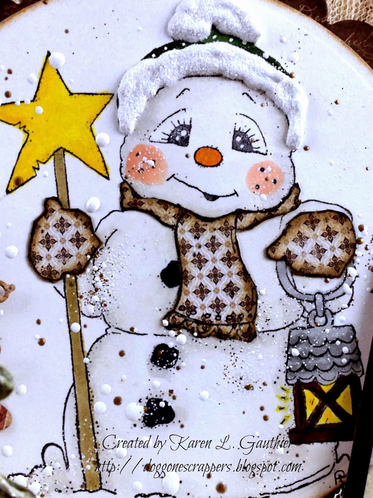 Thoughts from the Girls: Snowie with Star