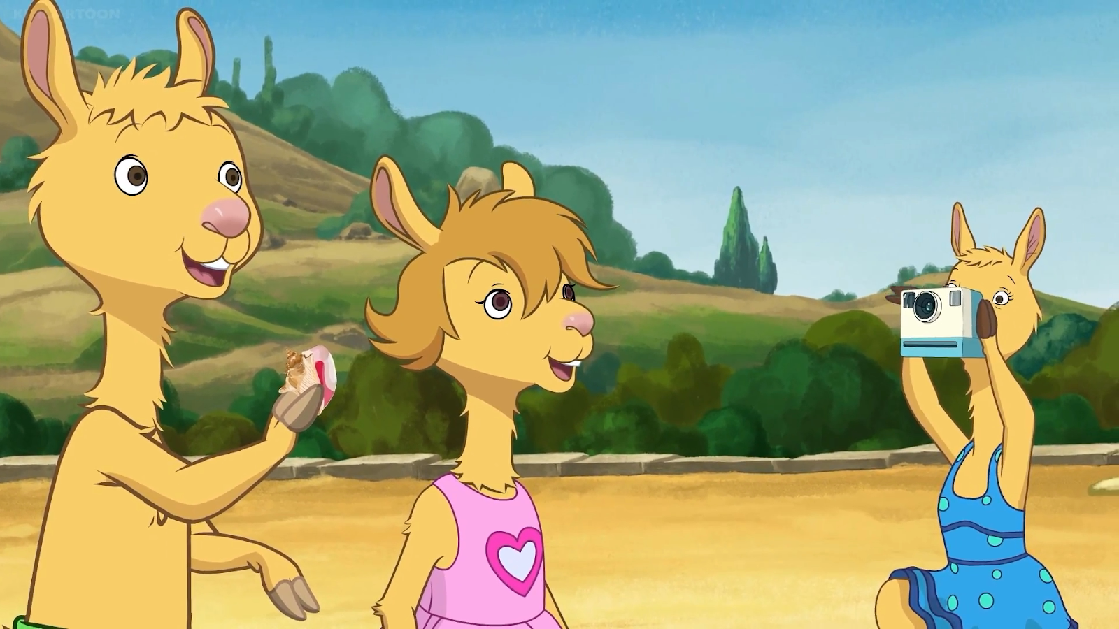 Shirtless Drawn Cartoon Boys & Men: Llama Llama on the Lake & Beach