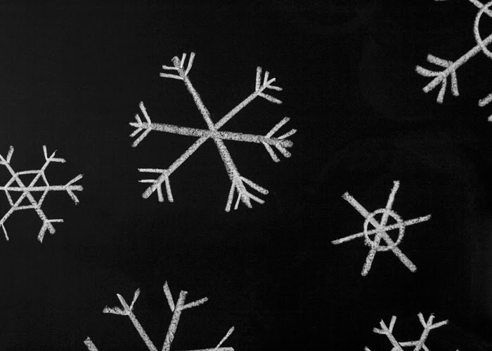 andrea despot photography blog: {personal} chalkboard snowflakes