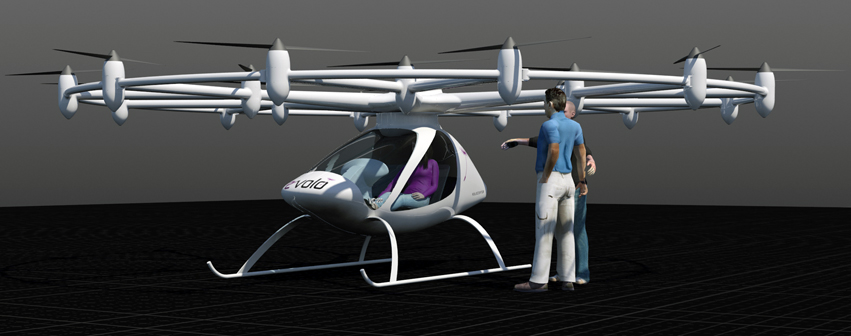 Grams luftfartsblogg: El-copter - Volocopter