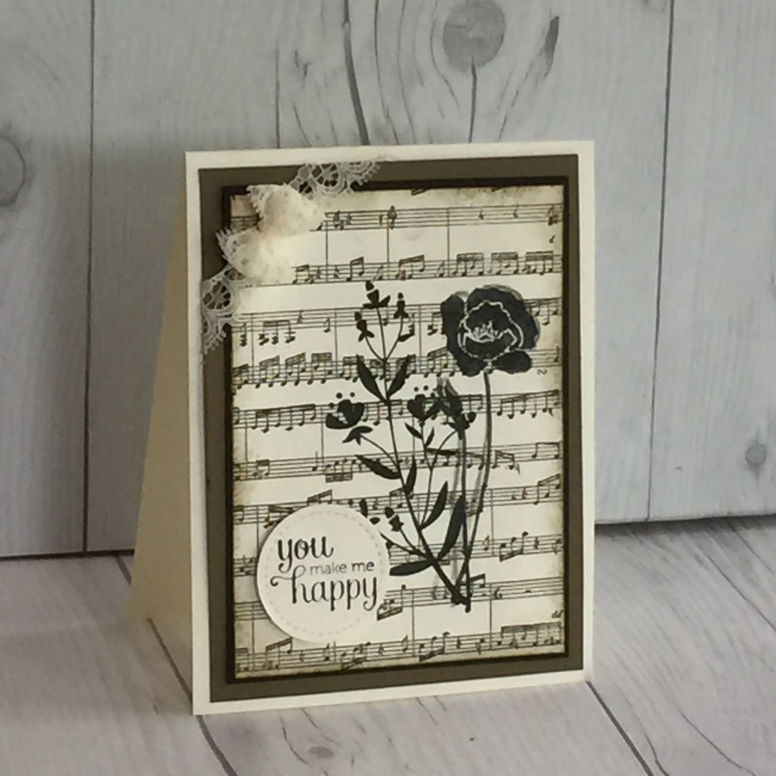 Sheet Music Background Stamp | Stamped Sophisticates