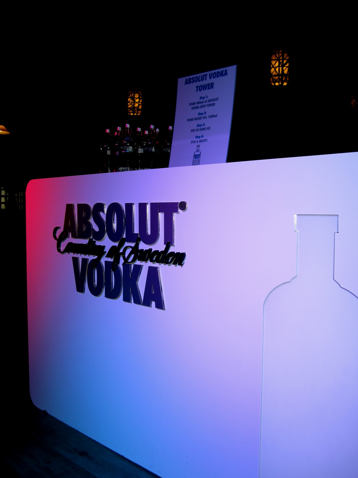 it's a journey: Absolut Vodka Tower